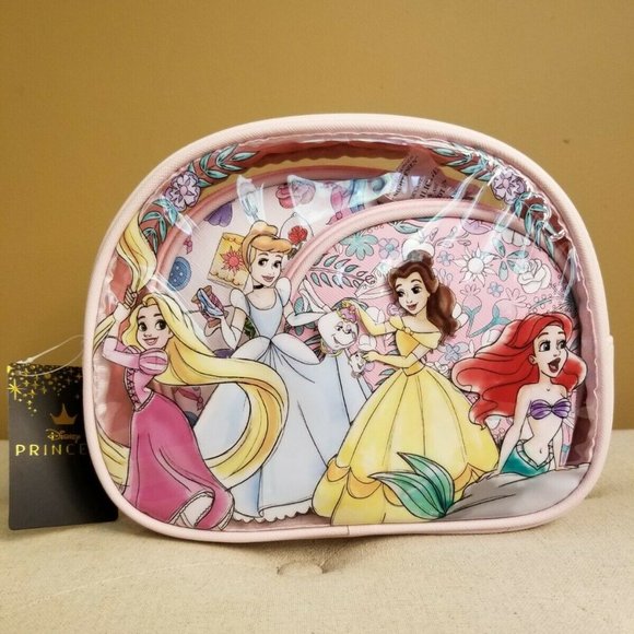 Disney | Bags | Disney Princess Cosmetic Bag Set 3 Piece New | Poshmark